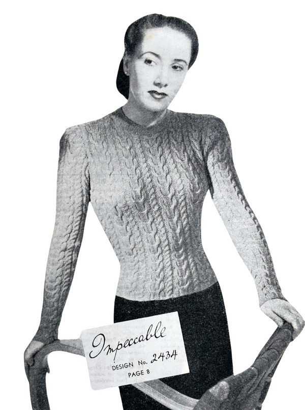 Impeccable Sweater – vintageknittingparty