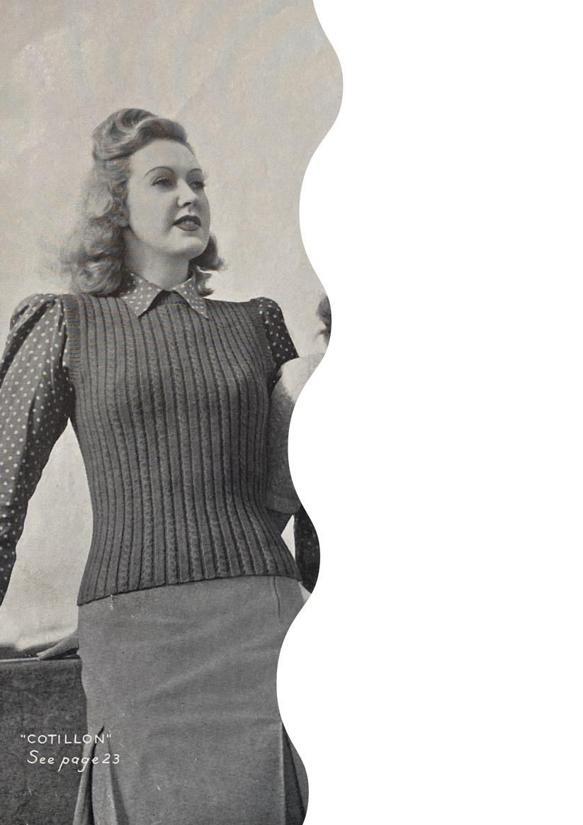 Cotillion Cabled Vest – vintageknittingparty