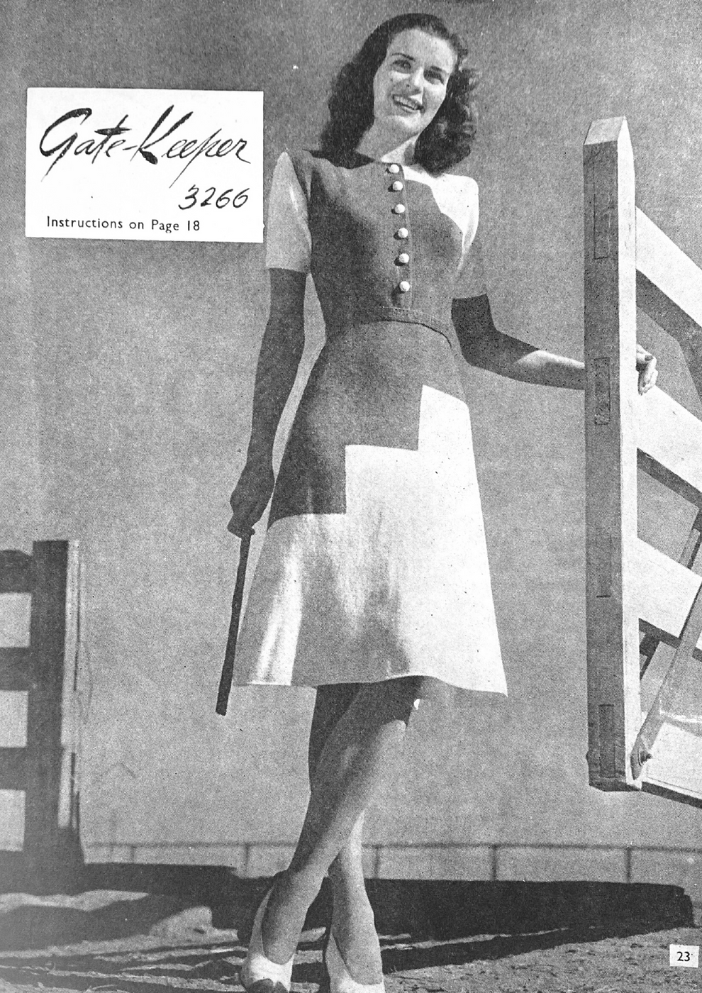 Gatekeeper Colour Block Dress – vintageknittingparty