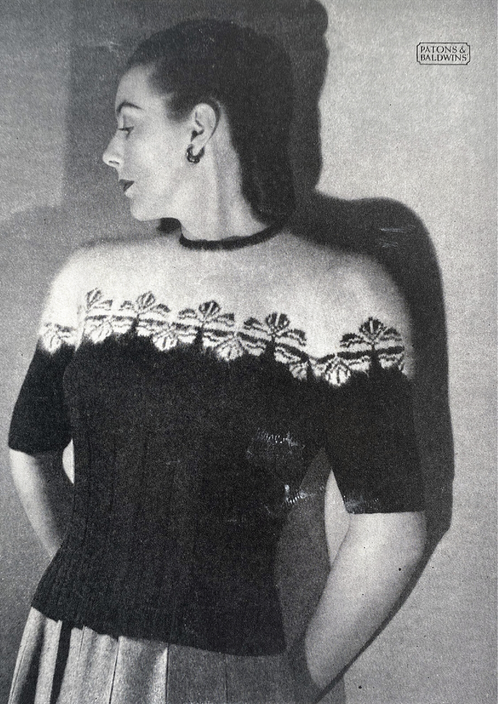 Musquash Leaf Fair Isle Sweater – vintageknittingparty